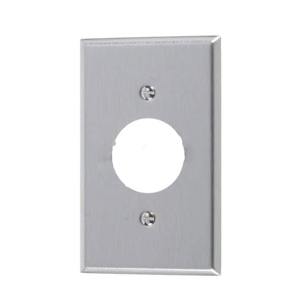 Rectangle Stainless Steel Electrical Receptacle Plate Stainless Steel ...