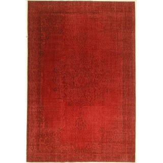 Luxor Red Area Rug - 6' 7'' X 9' 9'' - 6' 7'' X 9' 9'' - Bed Bath ...