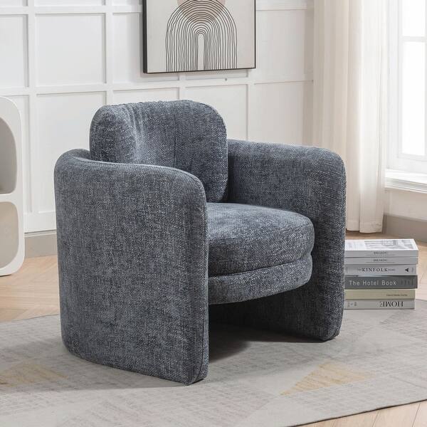 Mid-Century Modern Barrel Accent Chair Armchair - Bed Bath & Beyond ...