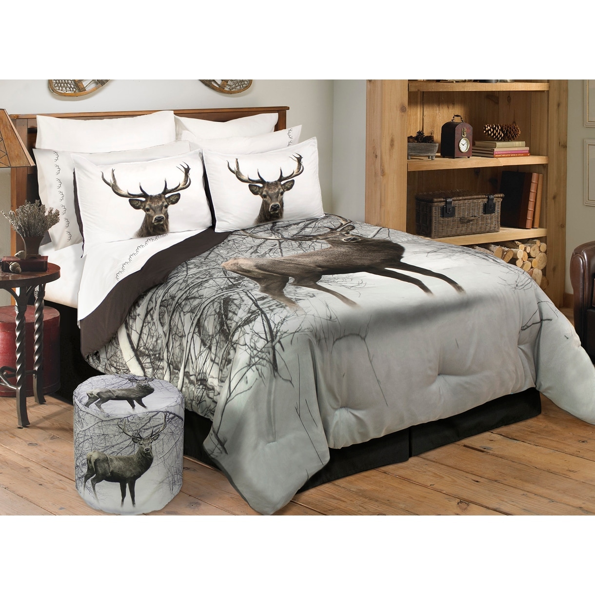 Deer comforter set store
