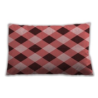 Ahgly Company Patterned Indoor-Outdoor Chilli Pepper Red Lumbar Throw ...