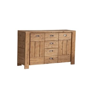 Alpine Furniture Seashore Sideboard, Antique Natural - Bed Bath ...
