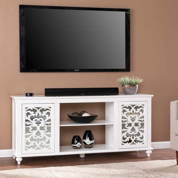SEI Furniture Maldina Two-Door Media TV Stand for TV's up to 56" - Bed ...