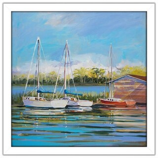 "Boats (Square)" Print on Acrylic - Bed Bath & Beyond - 36560298