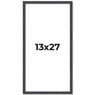 13x27 Frame Brown Solid Wood Picture Frame - Complete Modern Photo ...