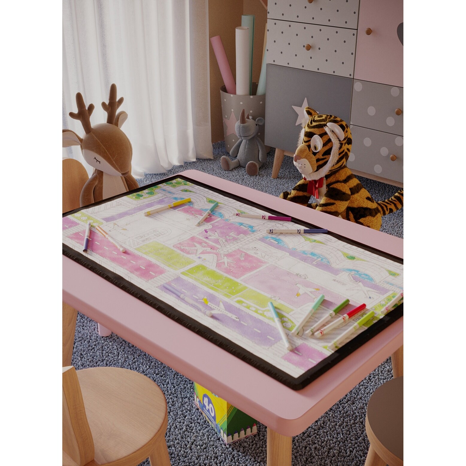 coloring book airport