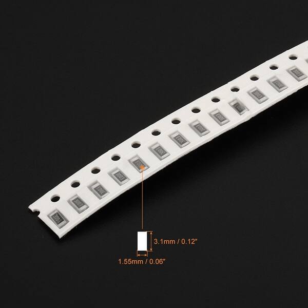 100 Pcs 1206 Chip Resistor 300K Ohm 1/4W Surface Mount Device Resistor ...