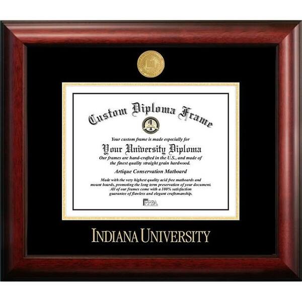 Indiana University, Bloomington 8.5" x 11" Gold Embossed Diploma Frame ...