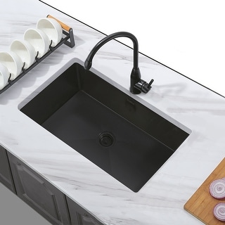 Torva Black Kitchen Sink- Undermount -32 x 19 x 10 - Bed Bath & Beyond ...
