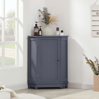 Bathroom Cabinet Triangle Corner Storage Cabinet - Bed Bath & Beyond ...
