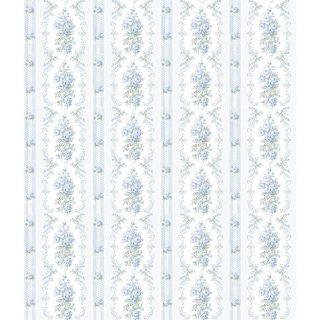 LoveShackFancy Dreamy Days Sweet Blue Peel and Stick Wallpaper - Bed ...