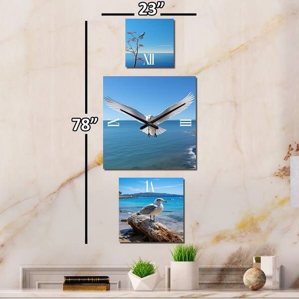 seagull wall clock