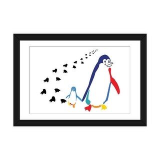 iCanvas "Penguin Walk With Dad" by Ozscape Designs - Bed Bath & Beyond ...