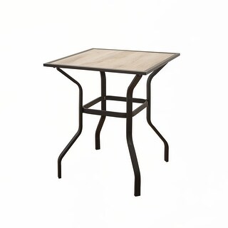 Patio Bar Table Square Metal Table - Bed Bath & Beyond - 42745381
