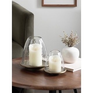 Kate and Laurel Campana Cloche Candle Holder Set - 2 Piece - Bed Bath ...