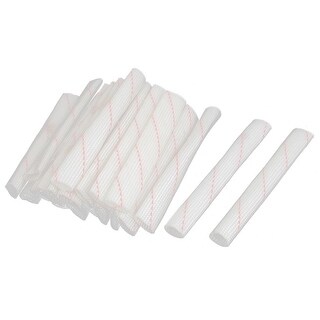 Unique Bargains 20 Pcs 10cm 10mm Diameter PVC Fiberglass Insulating ...