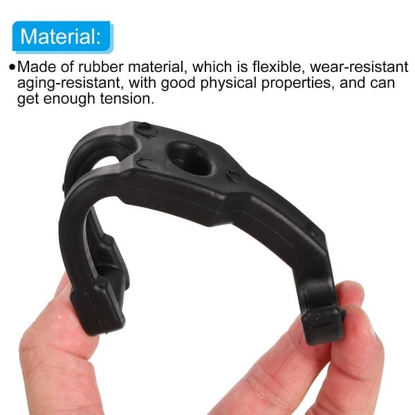 4 Set 6.6 Inch Flexible Rubber T-Handle Hasp Draw Latches for Tool Box ...