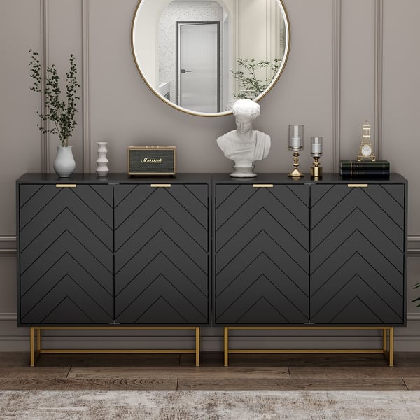 gray sideboard buffet