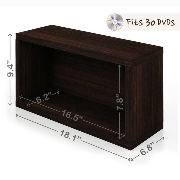 Way Basics Media Storage DVD Rack Stackable Organizer - Holds 30 PS5 ...