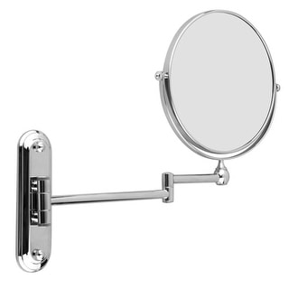 Chrome Double-Sided Swing Arm Makeup Mirror - Bed Bath & Beyond - 39860092