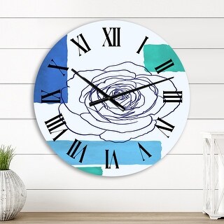 Designart 'Circular Composition Abstract Organic Vintage V' Mid-Century ...