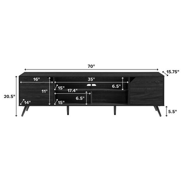 Middlebrook Designs Mid-Century Modern 70-inch TV Stand - Bed Bath ...