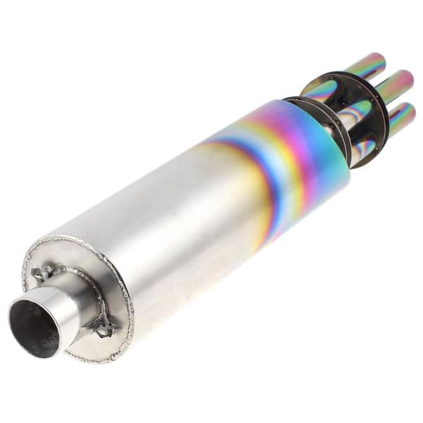 Universal Colorful Machine Gun Shape Tip Motorcycle Exhaust Muffler ...