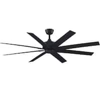 Fanimation Levon Custom 64" 8 Blade Ceiling Fan with Remote Control ...