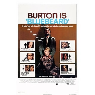 Bluebeard Poster Art Raquel Welch Karin Schubert Sybil Danning Nathalie ...