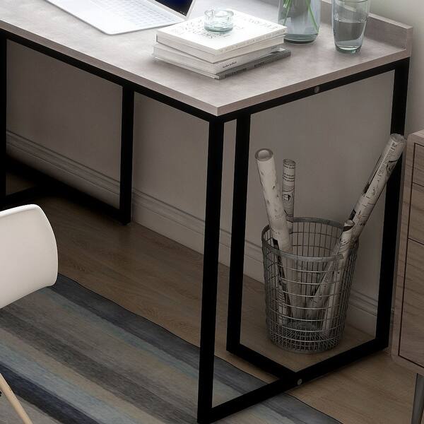 Magnus Industrial 59-inch Metal L-Shape Computer Desk with USB by ...