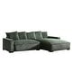 Transitional Luxe Upholstered Living Room Sectional 106.7 inch - Bed ...
