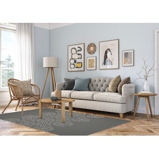 TIN GREIGE Area Rug By Kavka Designs - Bed Bath & Beyond - 34168669