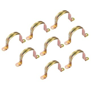 Rigid Pipe Strap, 2 Holes U Bracket Carbon Steel Tension Clamp 8pcs ...