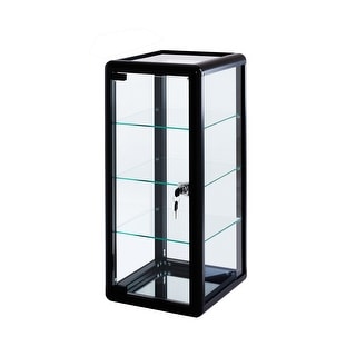 Tempered Glass Counter Top Display Showcase with Sliding Glass Door ...