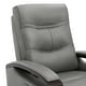 Spruce & Spring Regan Leather Power Recliner Swivel Glider Rocker with ...