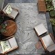 Dream Decor Rugs Gelato Bellflower Floral Indoor Outdoor Area Rug - Bed ...
