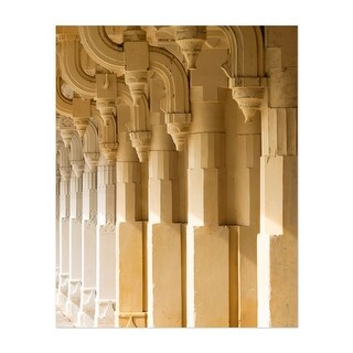 Pillar pattern Photography Architecture Historic Art Print/Poster - Bed ...