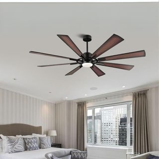 AeroBlade 72" 8-Blade 6-Speed Ceiling Fan with LED Light - Bed Bath ...
