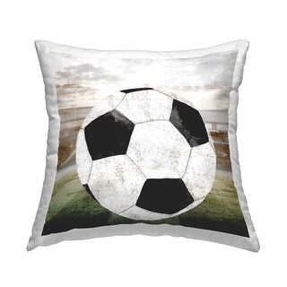 Stupell Soccer Ball On Field Design by Kim Allen - Bed Bath & Beyond ...