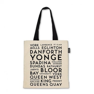 Toronto Street Names Tote Bag - Bed Bath & Beyond - 41774619