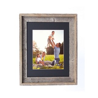16x20 Rustic Black Picture Frame with Plexiglass Holder - Bed Bath ...