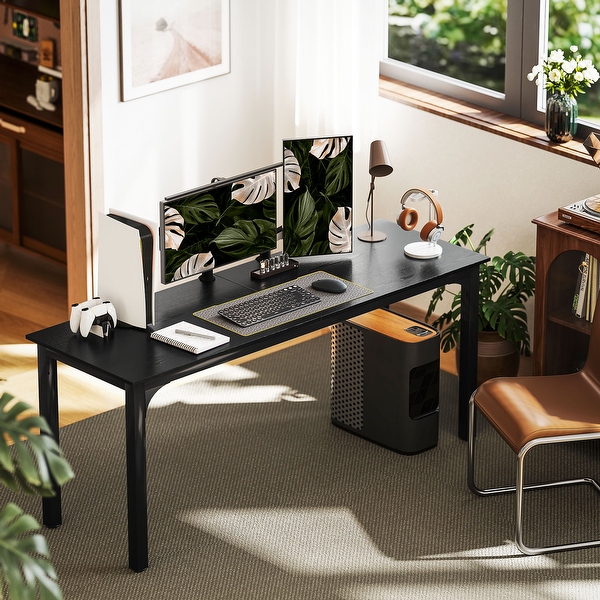 HOMCOM 70.9 Long Computer Desk for Two Person Home Office Study On Sale Bed Bath Beyond 42335144