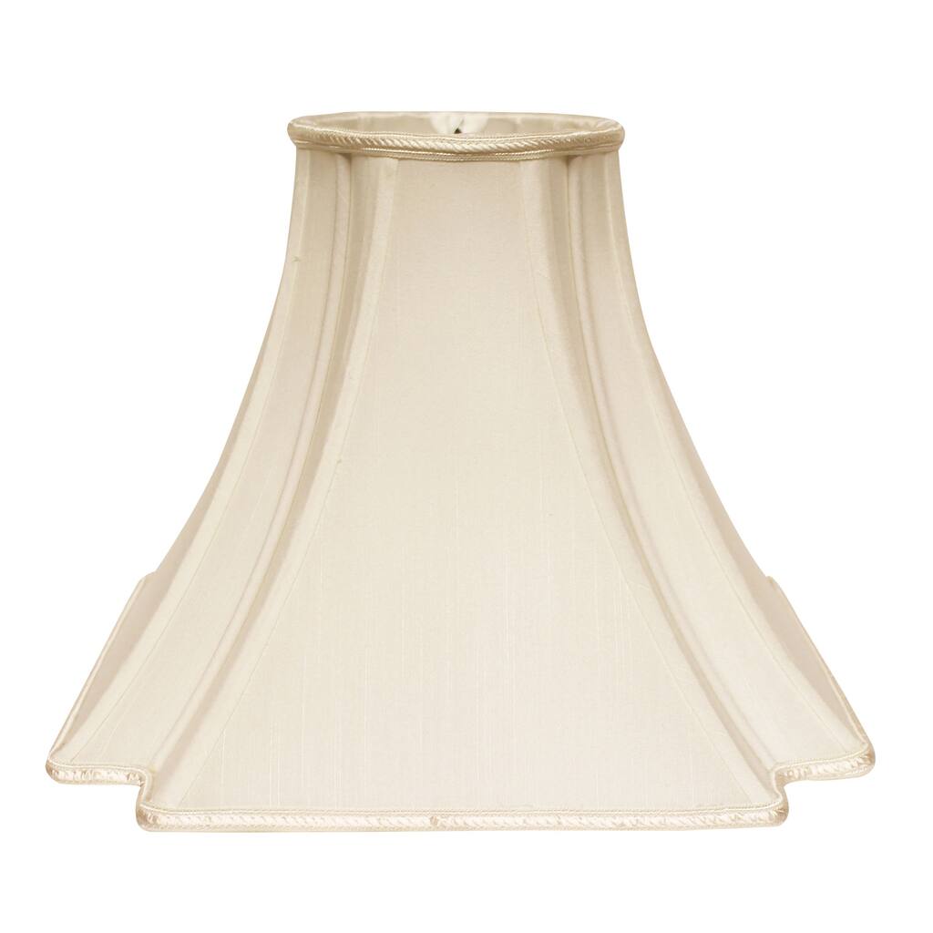 Cloth & Wire Slant V-Corner Square Softback Lampshade with Washer ...