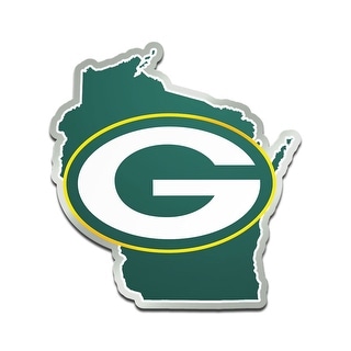 Green Bay Packers State Acrylic Auto Emblem - Bed Bath & Beyond - 40896646