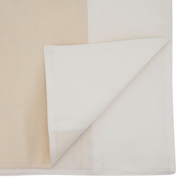 Table Runner With Two-Tone Design - Bed Bath & Beyond - 31434994