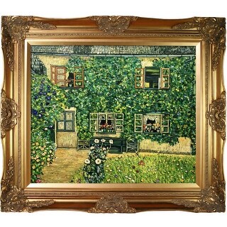 La Pastiche The House of Guardaboschi with Victorian Gold Frame ,28"x ...