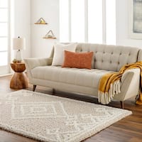 Jahleel Handmade Bohemian Diamond Wool Area Rug - Bed Bath & Beyond ...