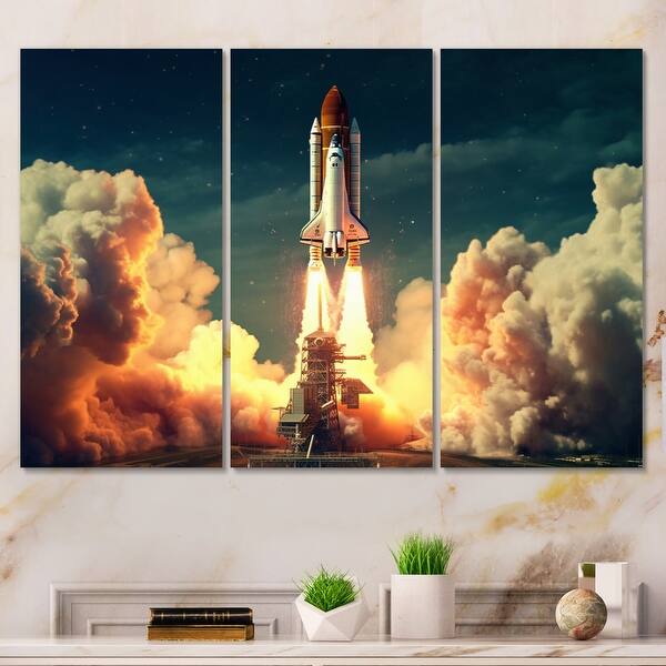 rocket wall hanging