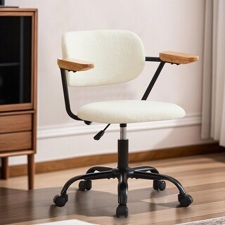 Ergonomic Rotating Desk Chair with Armrests - Ideal for Home Office ...