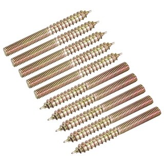 Hanger Bolts Double Ended Thread Dowel Screws for Wood Furniture 12pcs ...